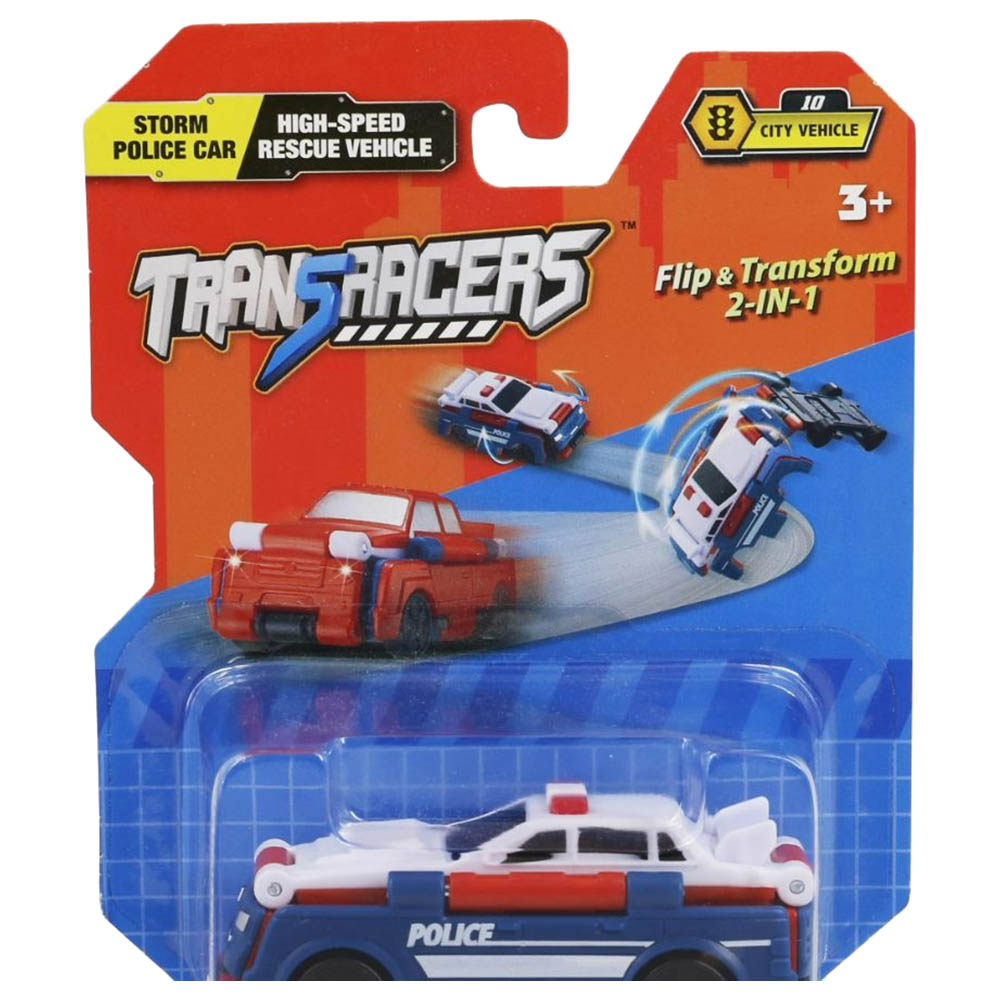 Order Transracers - 2-In-1 Flip Police Car To Hi-Speed Rescue Car Now ...