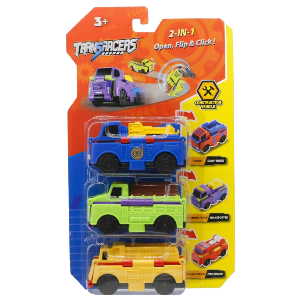 Order Transracers - Blister Card Pack of Construction Vehicle - 3pcs ...