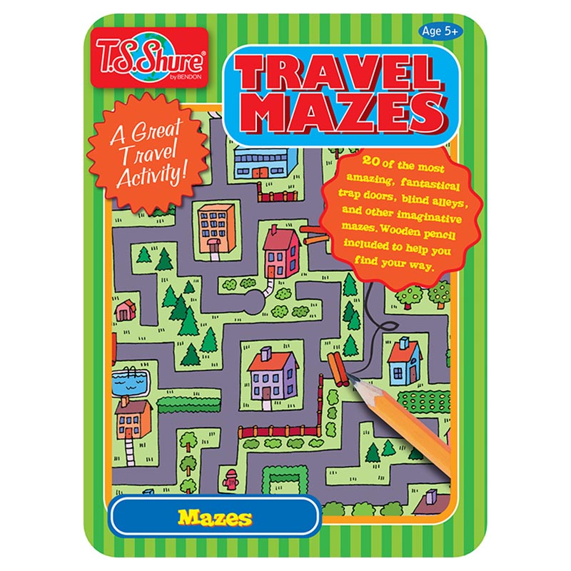 Travel Mazes: A Great Travel Activity Book | Jomla.ae