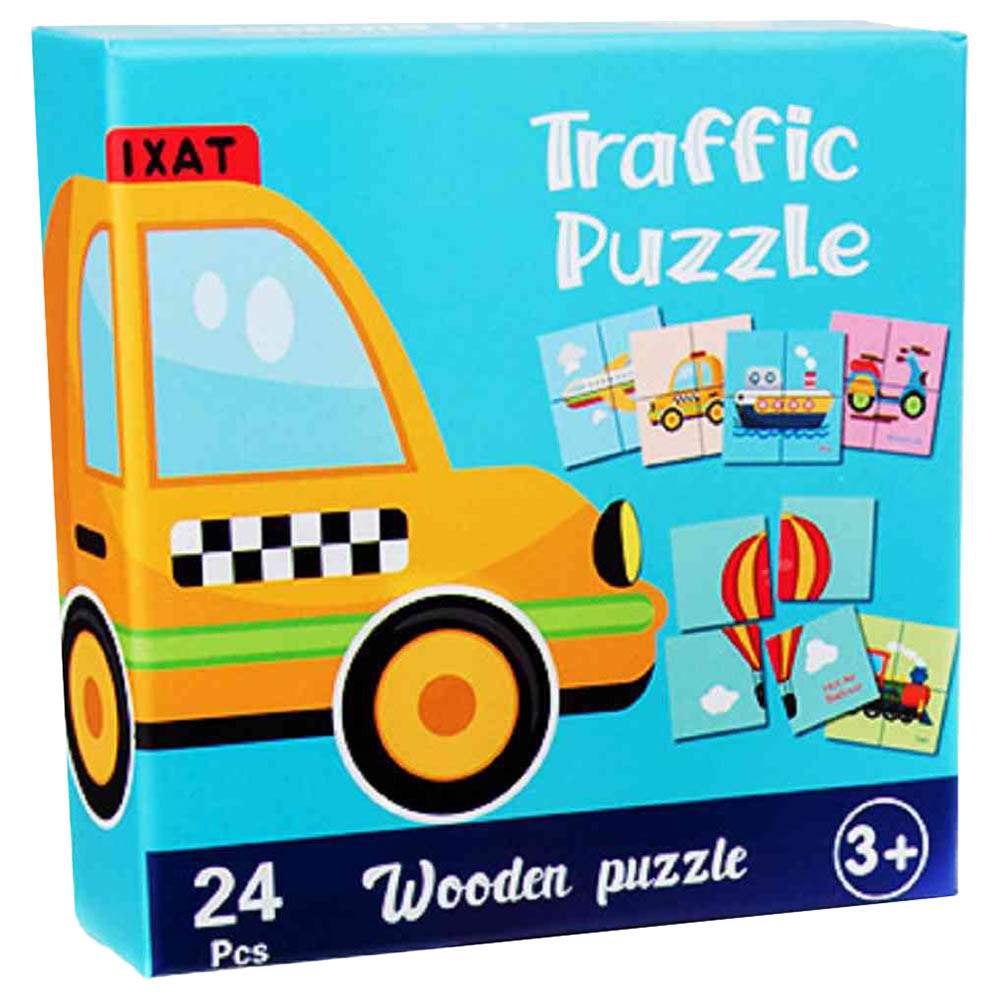 Order UKR - Wooden Traffic Puzzle Now! | Jomla.ae