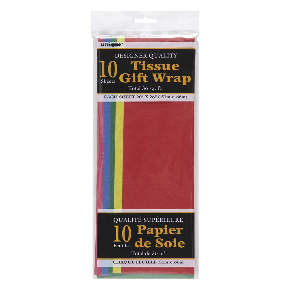 Order Unique - Assorted Tissue Sheets Pack of 10 Now! | Jomla.ae