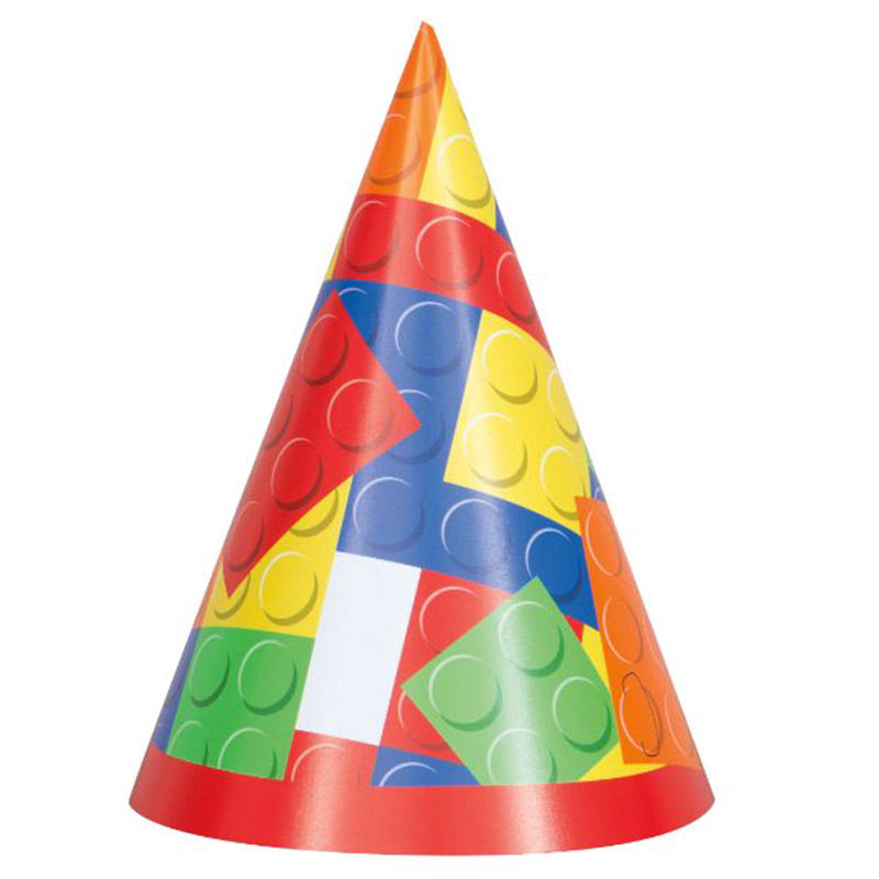 Order Unique - Building Blocks Birthday Party Hat Now! | Jomla.ae