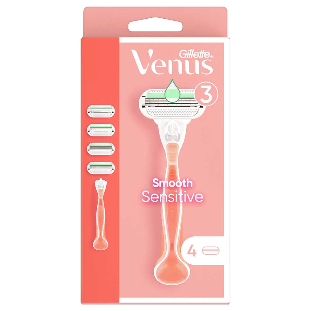 Order Venus - Smooth Sensitive Razor with Blade - Peach Now! | Jomla.ae