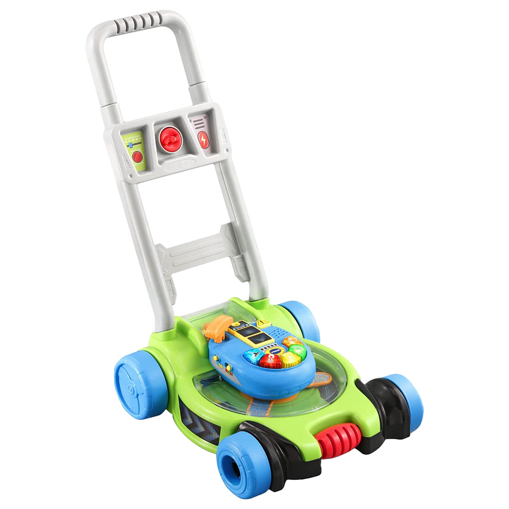 Order Vtech - Pop And Spin Mower Toy - Green Now! | Jomla.ae