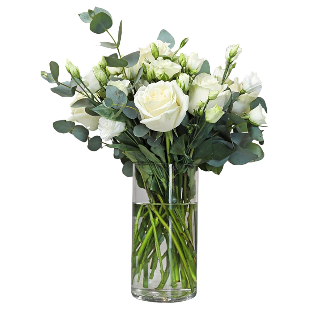 Order White Elegance Flower Arrangement Now! | Jomla.ae
