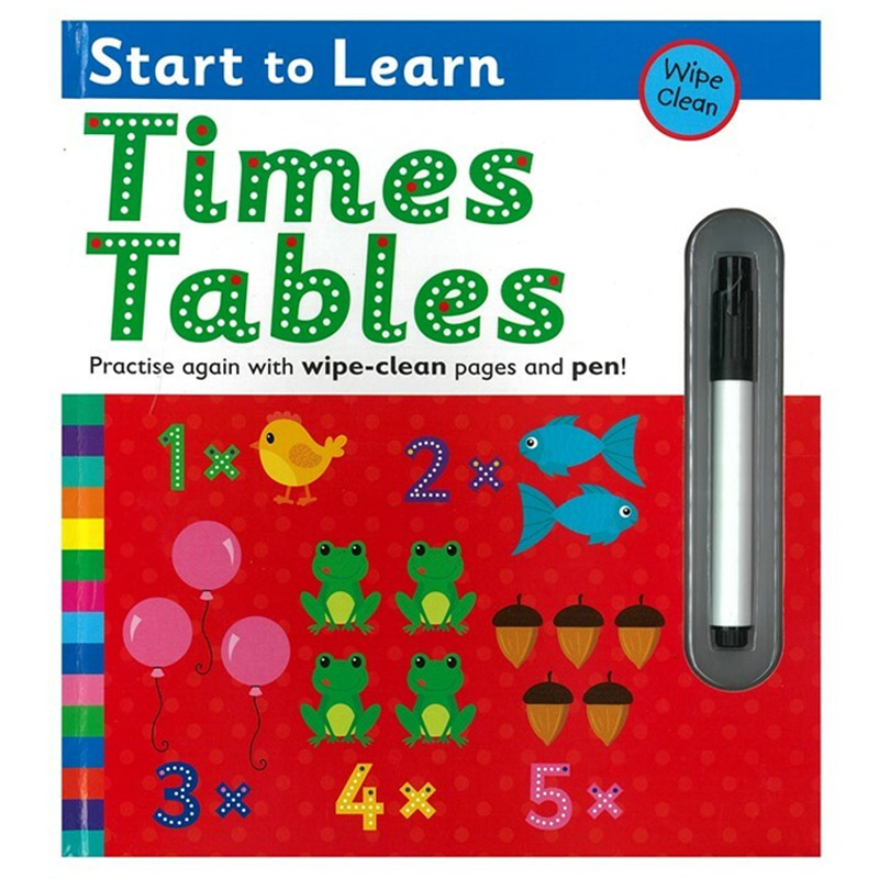 Order Wipe Clean - Start To Learn Times Tables - Book Now! | Jomla.ae