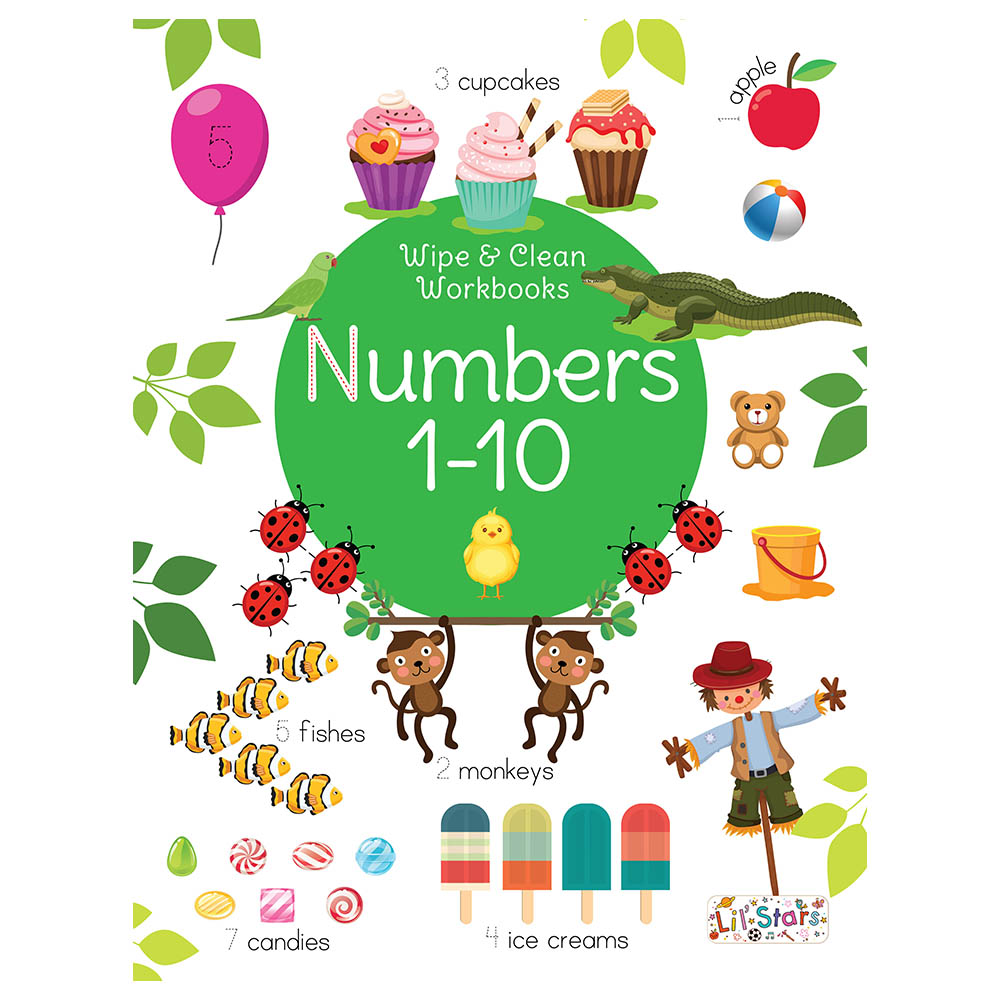 Order Wipe & Clean Workbook Numbers 1 - 10 Now! | Jomla.ae