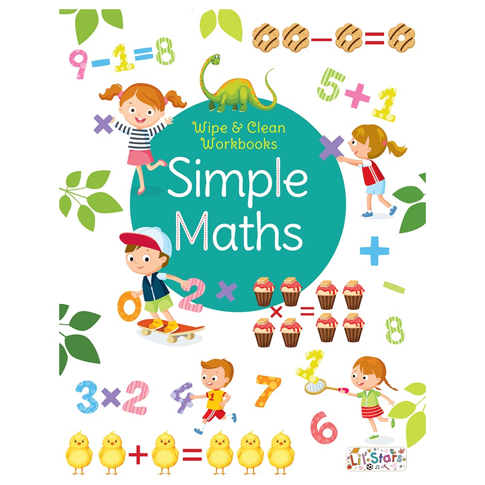 Order Wipe & Clean Workbook Simple Maths Now! | Jomla.ae