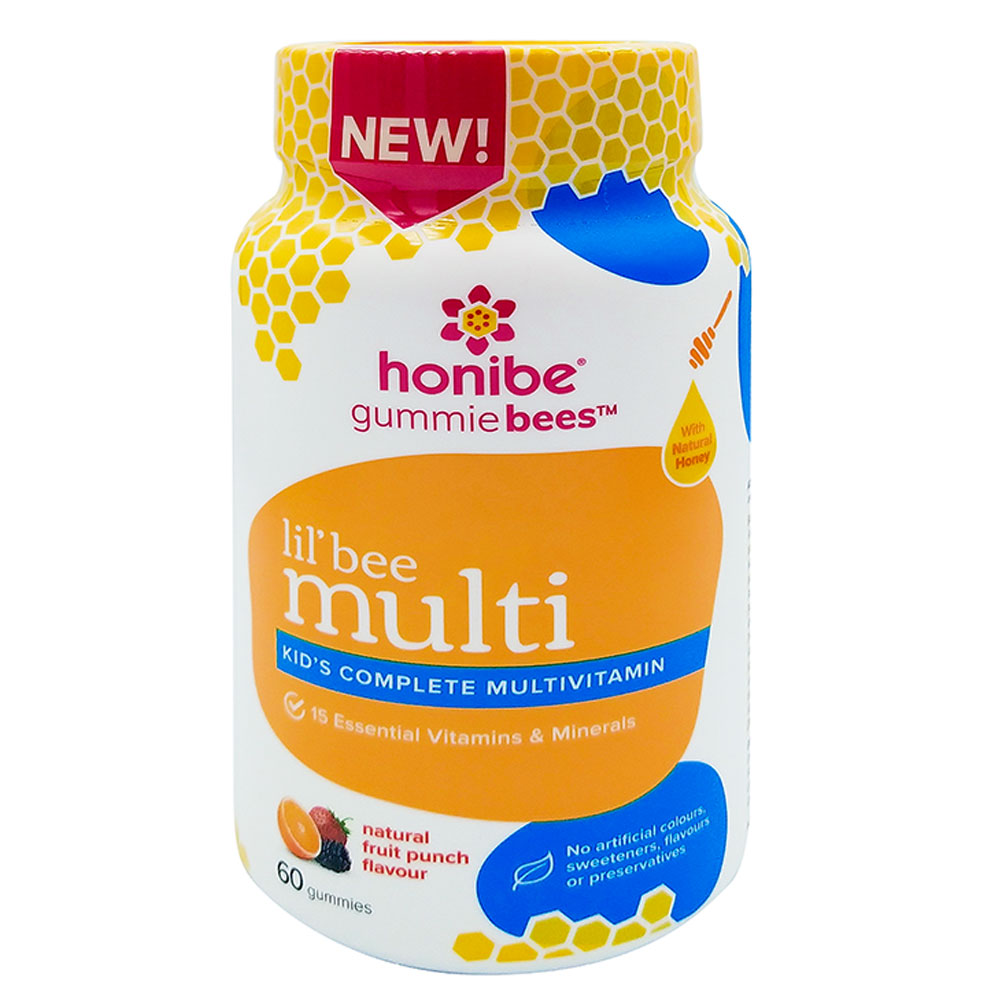 Order honibe - Kids Honey Gummies Complete 60 Gummies Now! | Jomla.ae