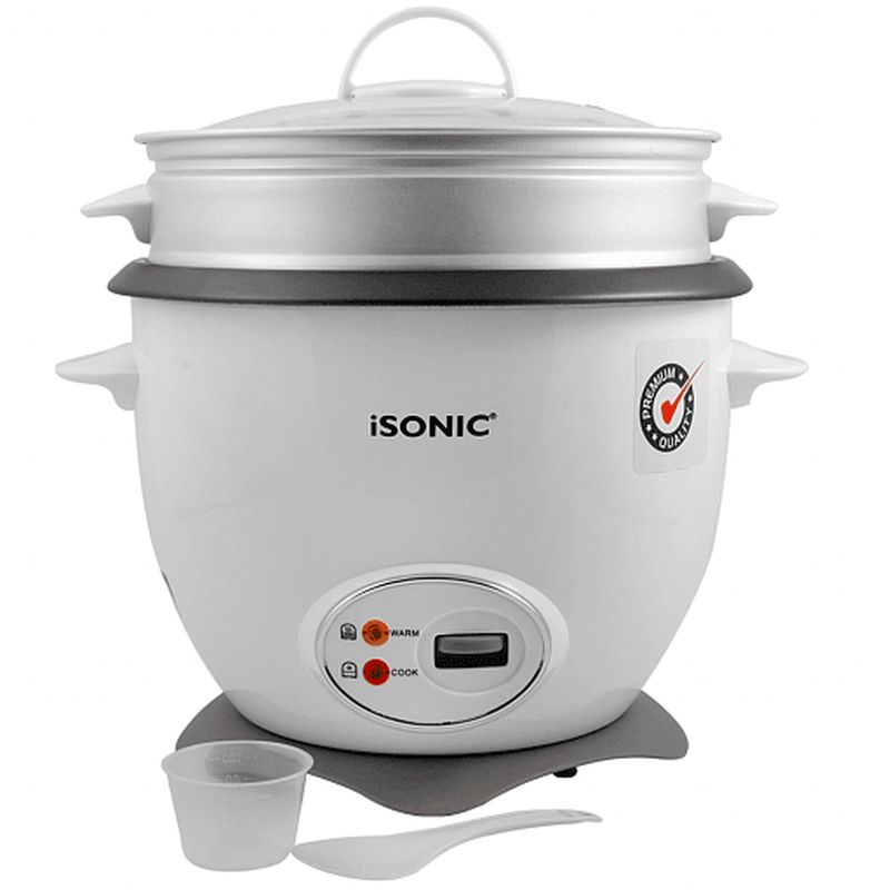 Order iSONIC - 1.8L Premium Automatic Rice Cooker - White Now! | Jomla.ae