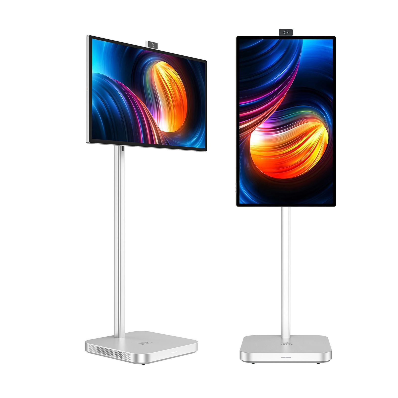 اطلب أفضل شاشة متنقلة اندرويد 4K بريف مع ستاند وكاميرا 32 بوصة | Jomla.ae