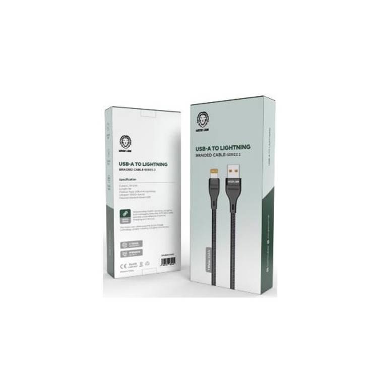 Order Green Lion USB-A To Lightning Braided Cable-Series 2 (1m) - Black ...