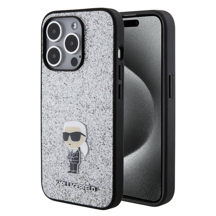 Order Karl Lagerfeld Fixed Glitter Case with Ikonik Logo Metal Pin ...
