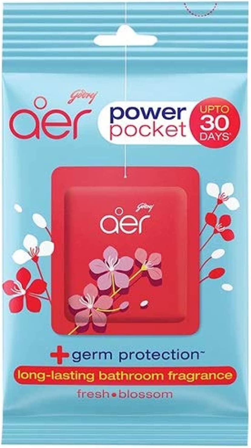 Order Godrej Aer Power Pocket Bathroom Fragrance Fresh Blossom 10g Now ...