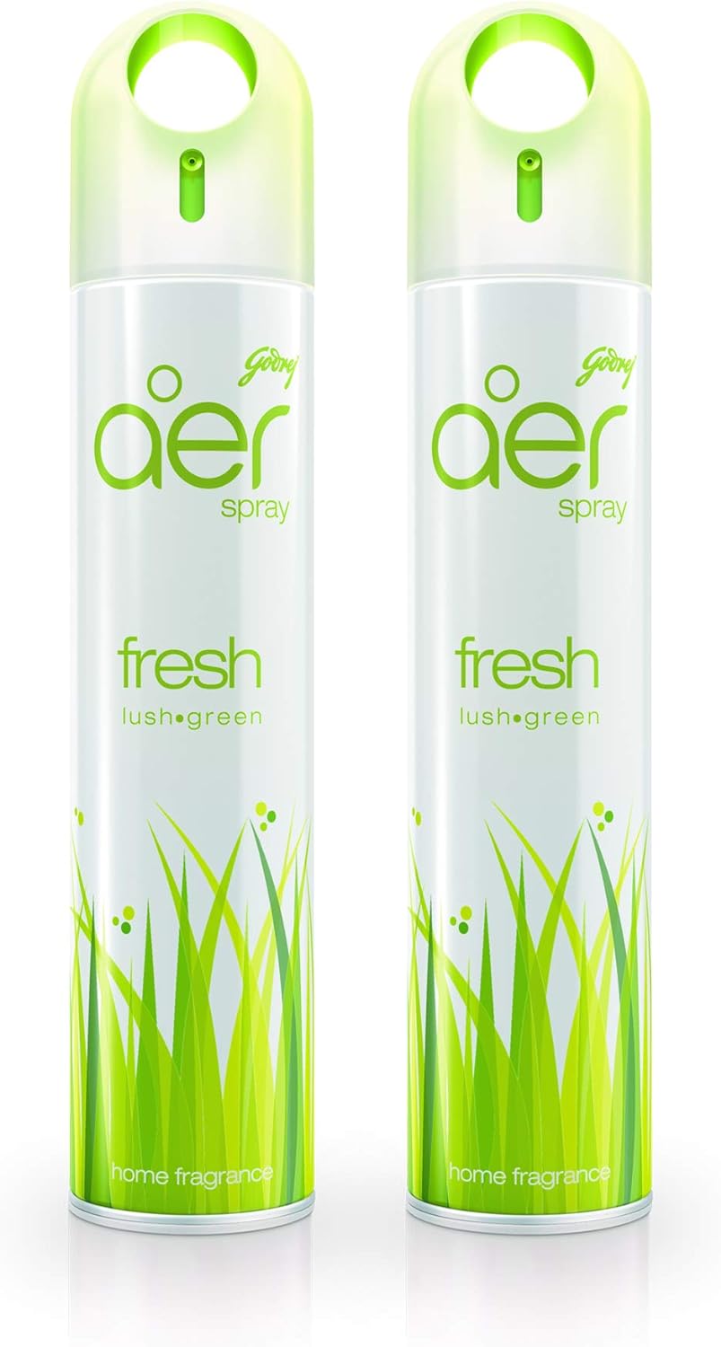 Godrej Aer Spray, Home And Office Air Freshener - Fresh Lush Green, 300 ...