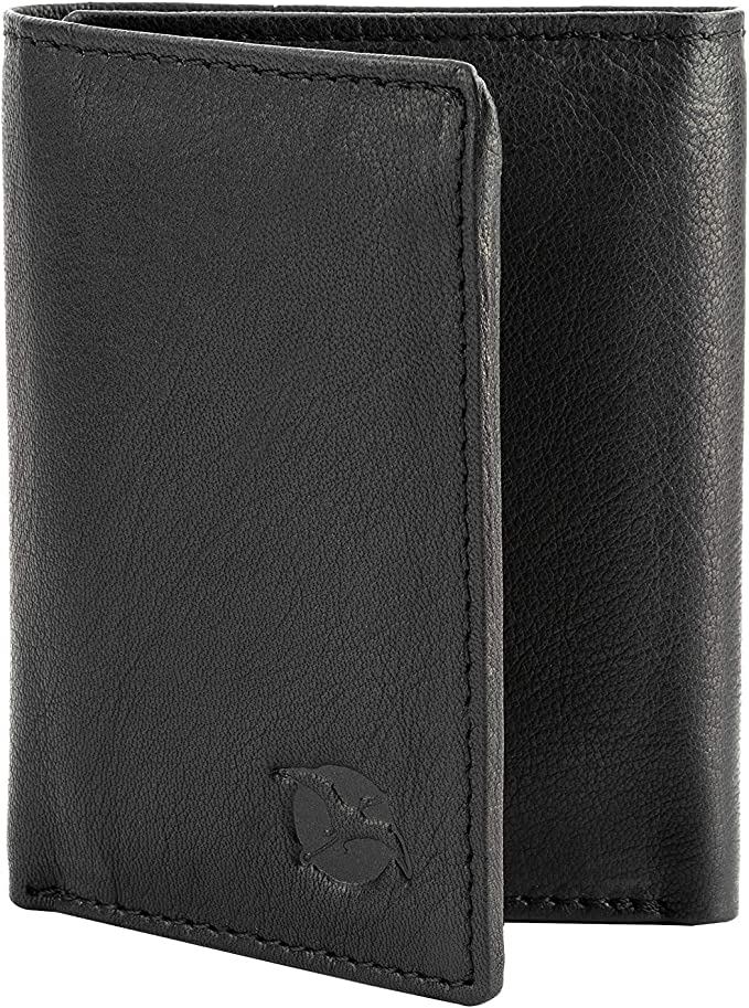 Order Flying Fossil Genuine Leather Hand-Crafted Wallet, Trifold ...