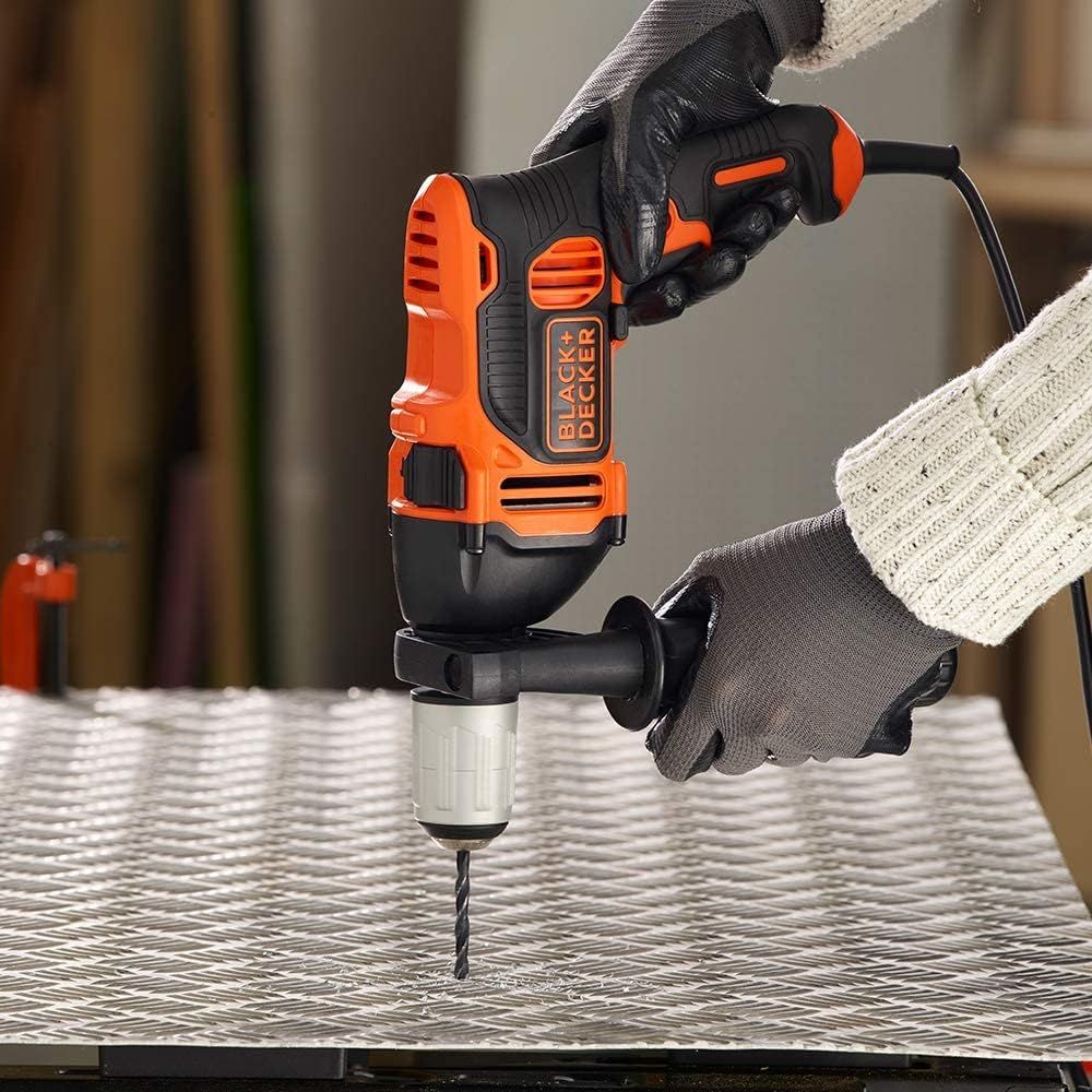 Order Black Decker 850w 3 100 Rpm Corded Hammer Drill With Forward Reverse Function With 6 Drill Bits In Kit Box For Metal Wood Masonry Drilling Now Jomla.ae