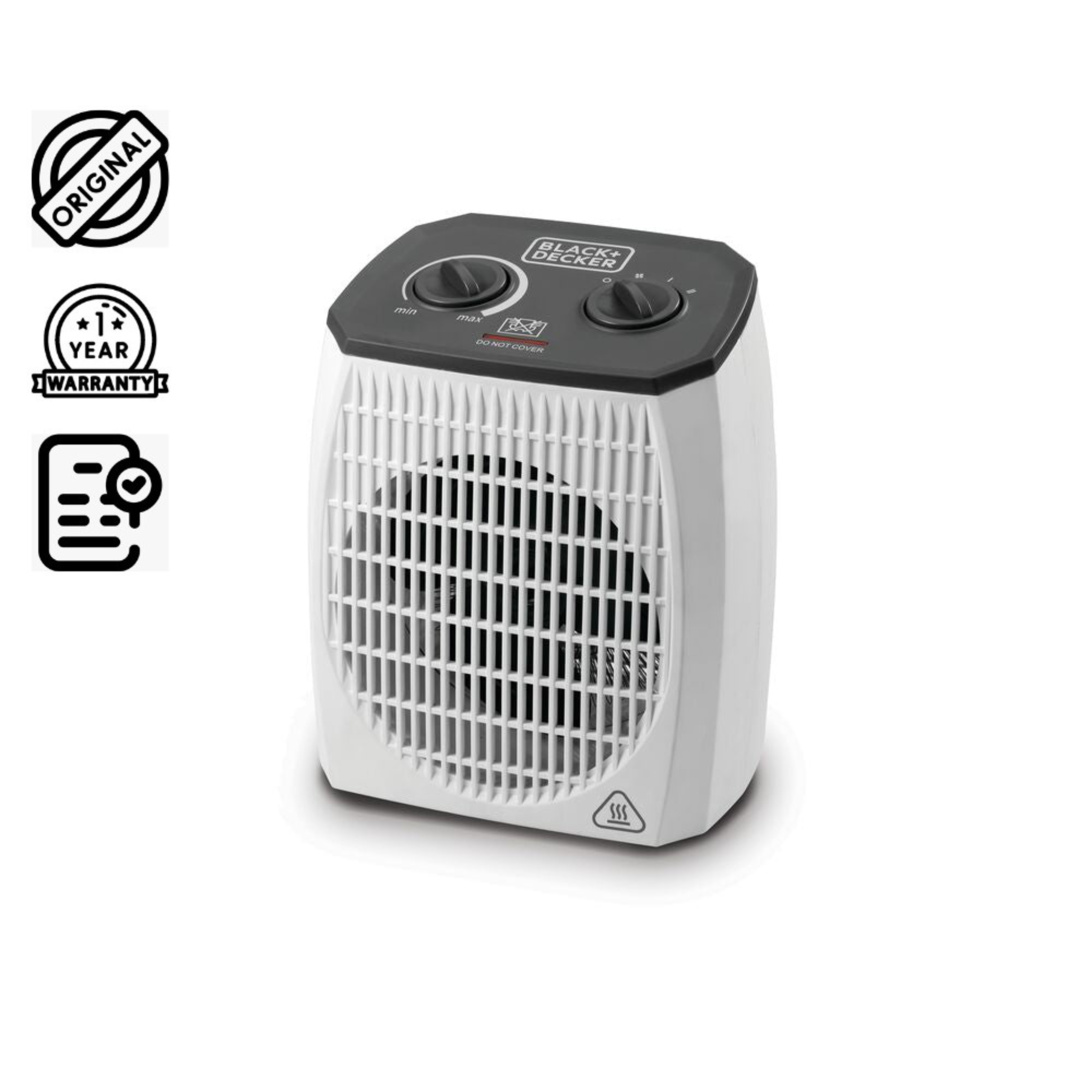 Order Open Box 2000w Vertical Fan Heater, White, 1.44 Kg Now! | Jomla.ae