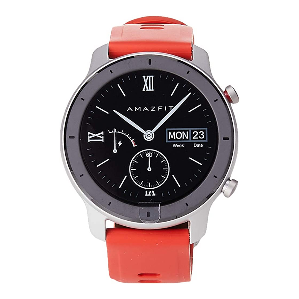 Amazfit GTR 42MM CORAL RED -Smartwatch with 1.2" AMOLED Display, 5 ATM ...