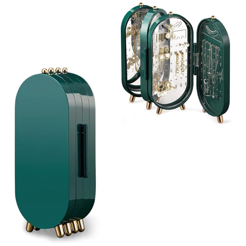 Order Foldable Jewelry Organizer Box with Mirror Now! | Jomla.ae