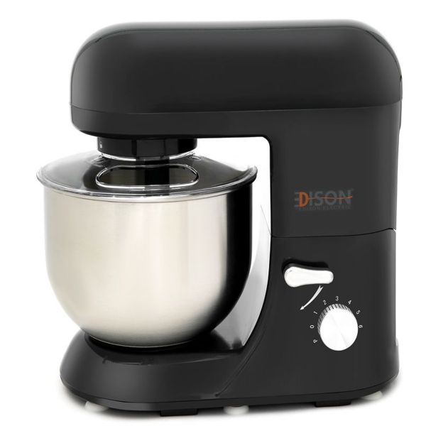 Edison Basic Stand Mixer 5 Liter Dark Gray Steel 1000 Watt | Jomla.ae