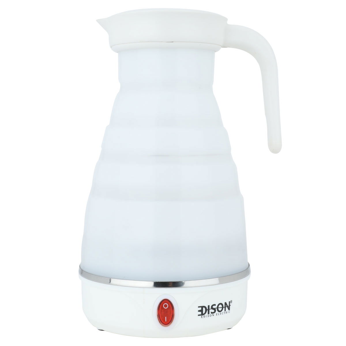 اطلب غلاية ماء كهربائية مصنوعة من سيليكون قابلة للطي باللون الأبيض ...