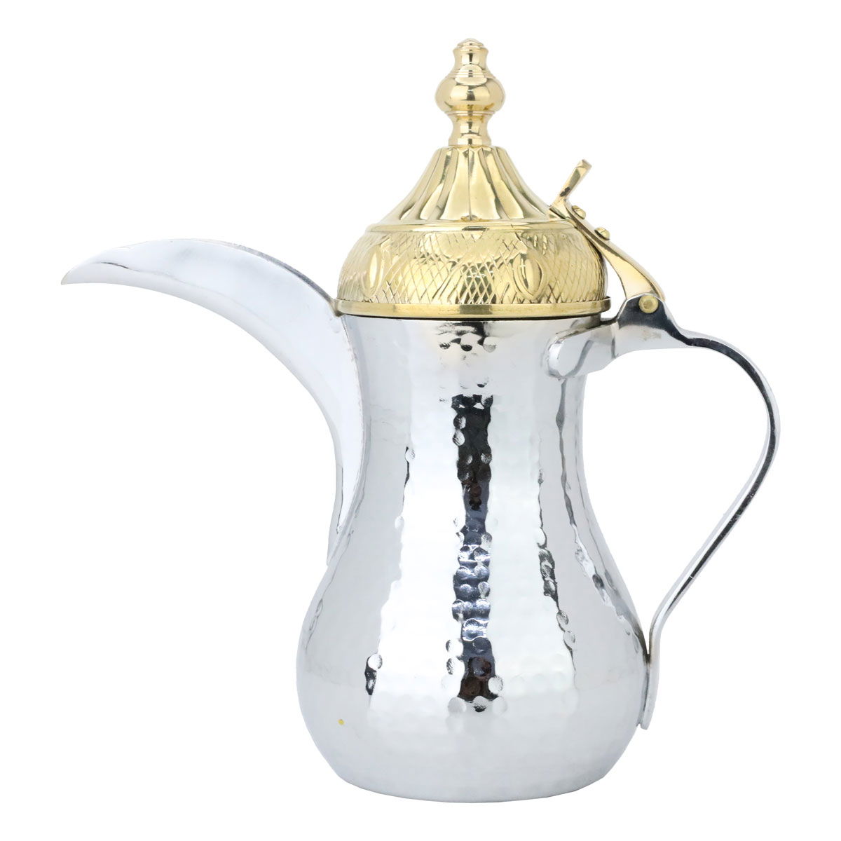 Order Al Saif Gallery India Indian Dallah Small Silver With Gold Now ...