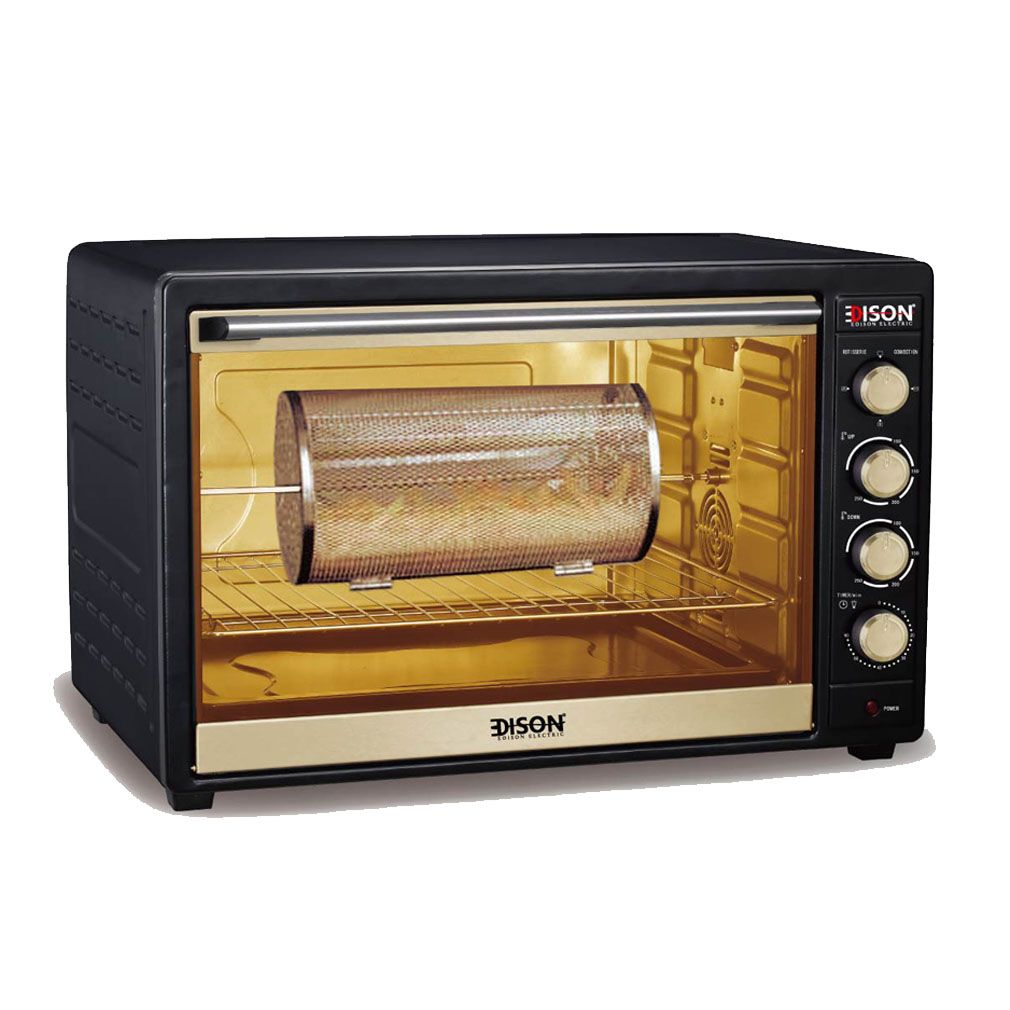 Edison Hummer Oven Toaster Grill 75 Liter Black Color | Jomla.ae