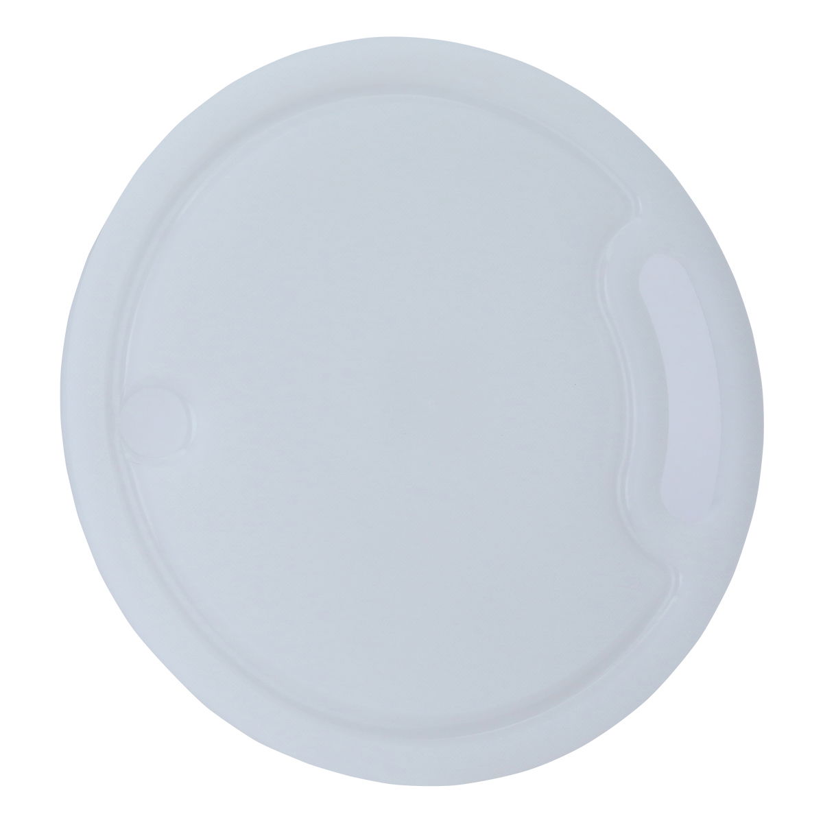 Al Saif Gallery Small White Round Plastic Cutting Board | Jomla.ae