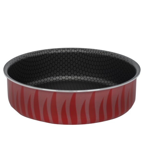 Al Saif Gallery Red Flame Oven Tray, Round Red 24 Cm | Jomla.ae