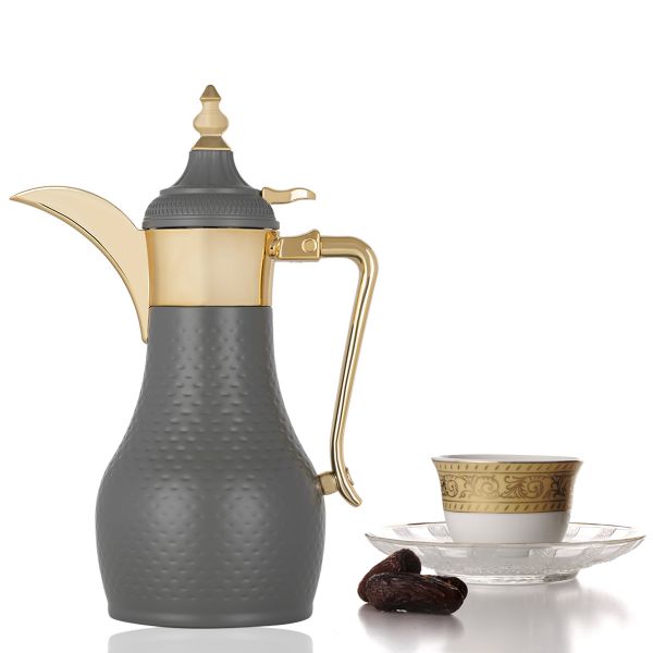 Al Saif Gallery Dalla Tamim Dark Grey Matte Hand Gold 0.35 Liter | Jomla.ae