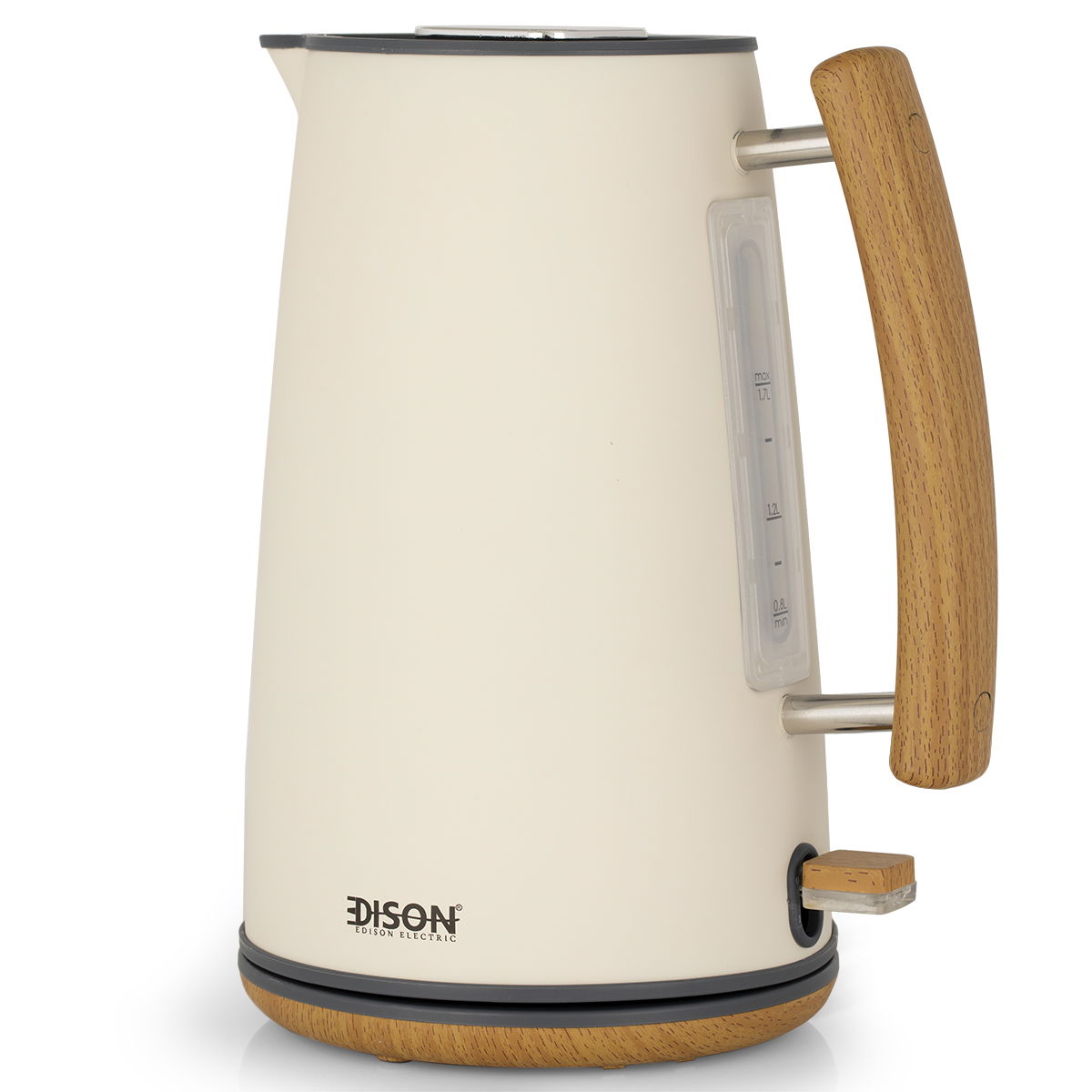 Edison Kettle 1.7 Liter Beige 1850 Watt | Jomla.ae