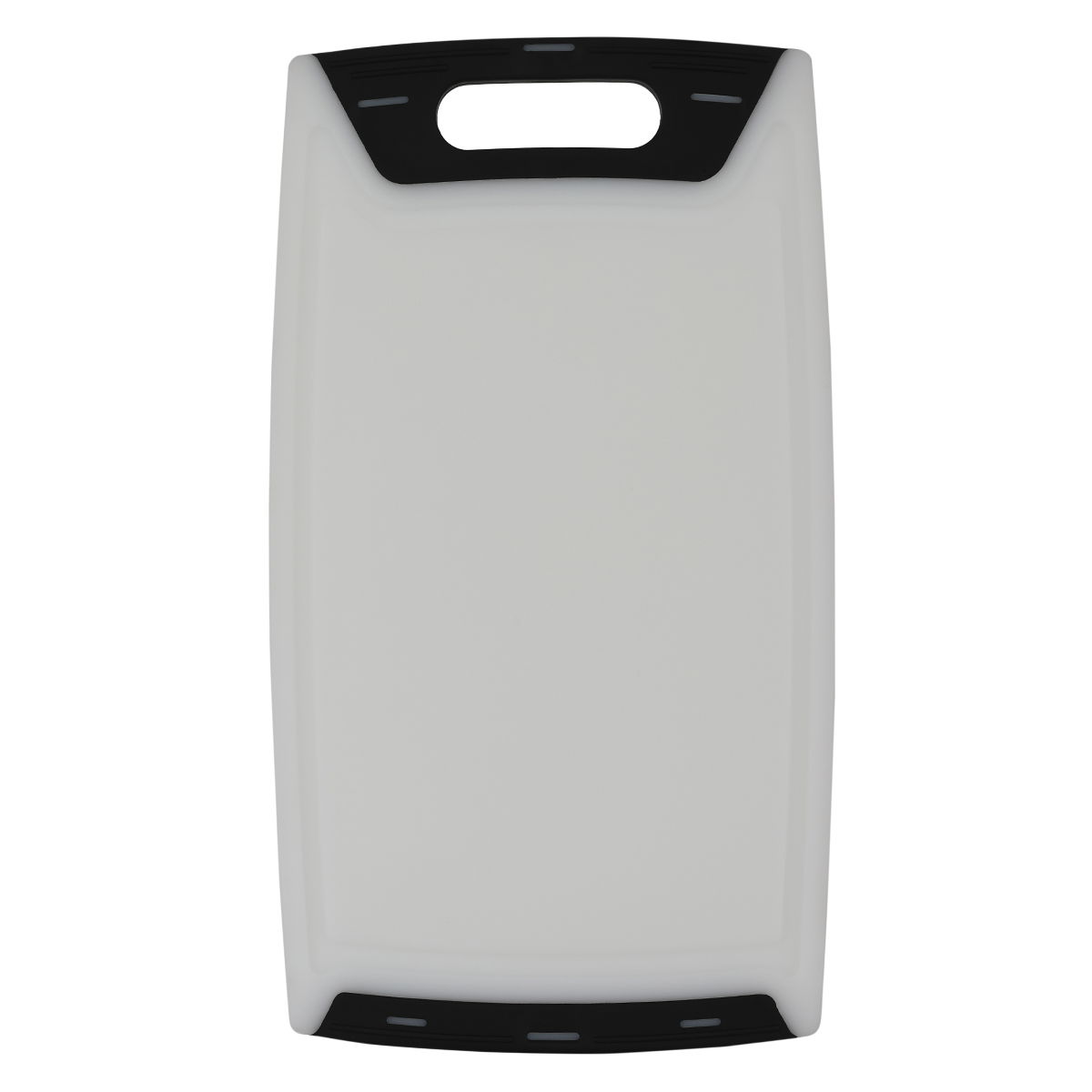 Al Saif Gallery White Rectangular Cutting Board With Black Handle ...
