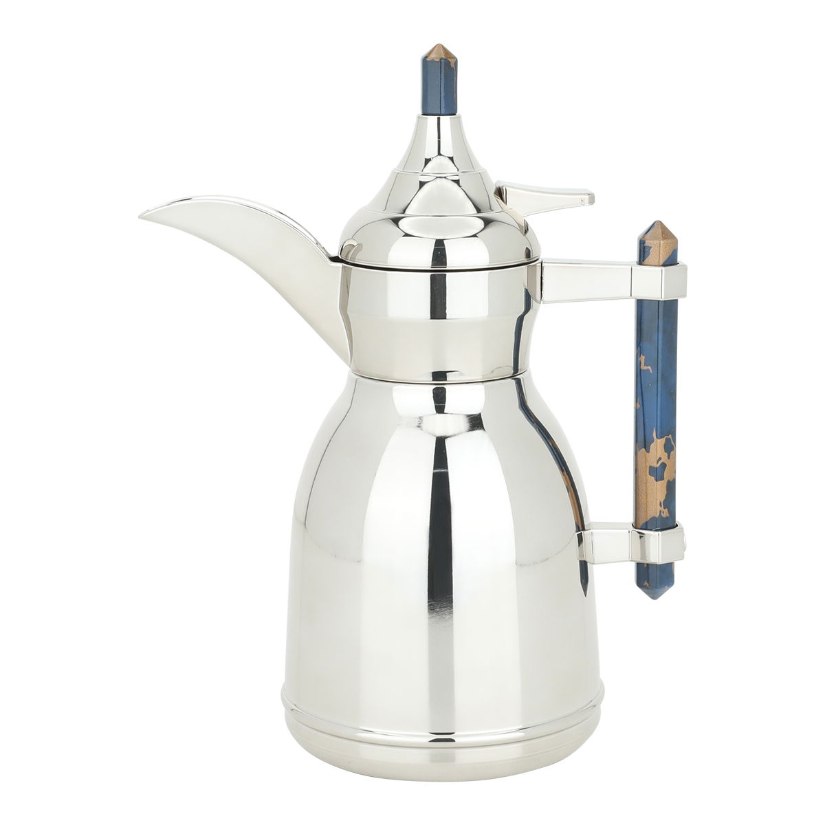 Order Al Saif Gallery Tamim Dallah 3, Silver, With Marble Blue Handle ...