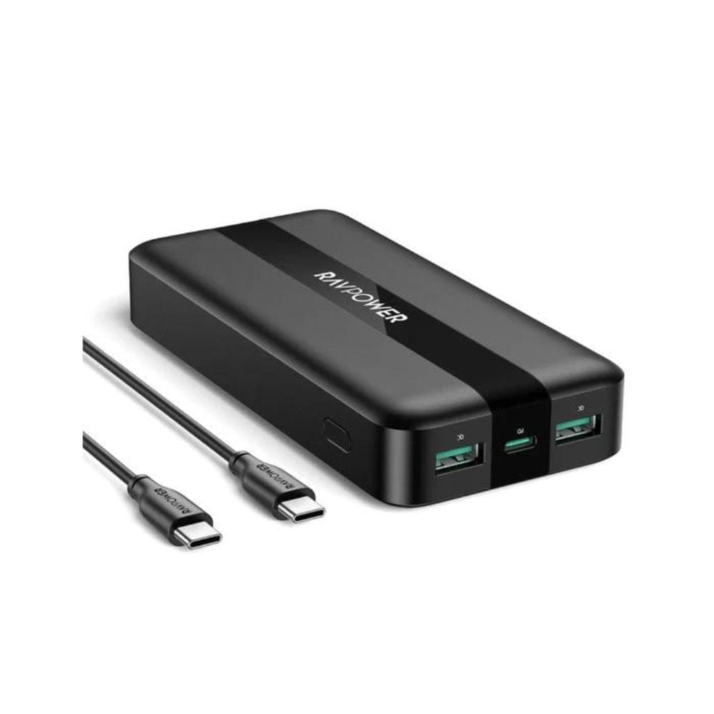 Order RAVPower PD3.0 20W 3 Ports Power Bank (20000mAh) Now! | Jomla.ae