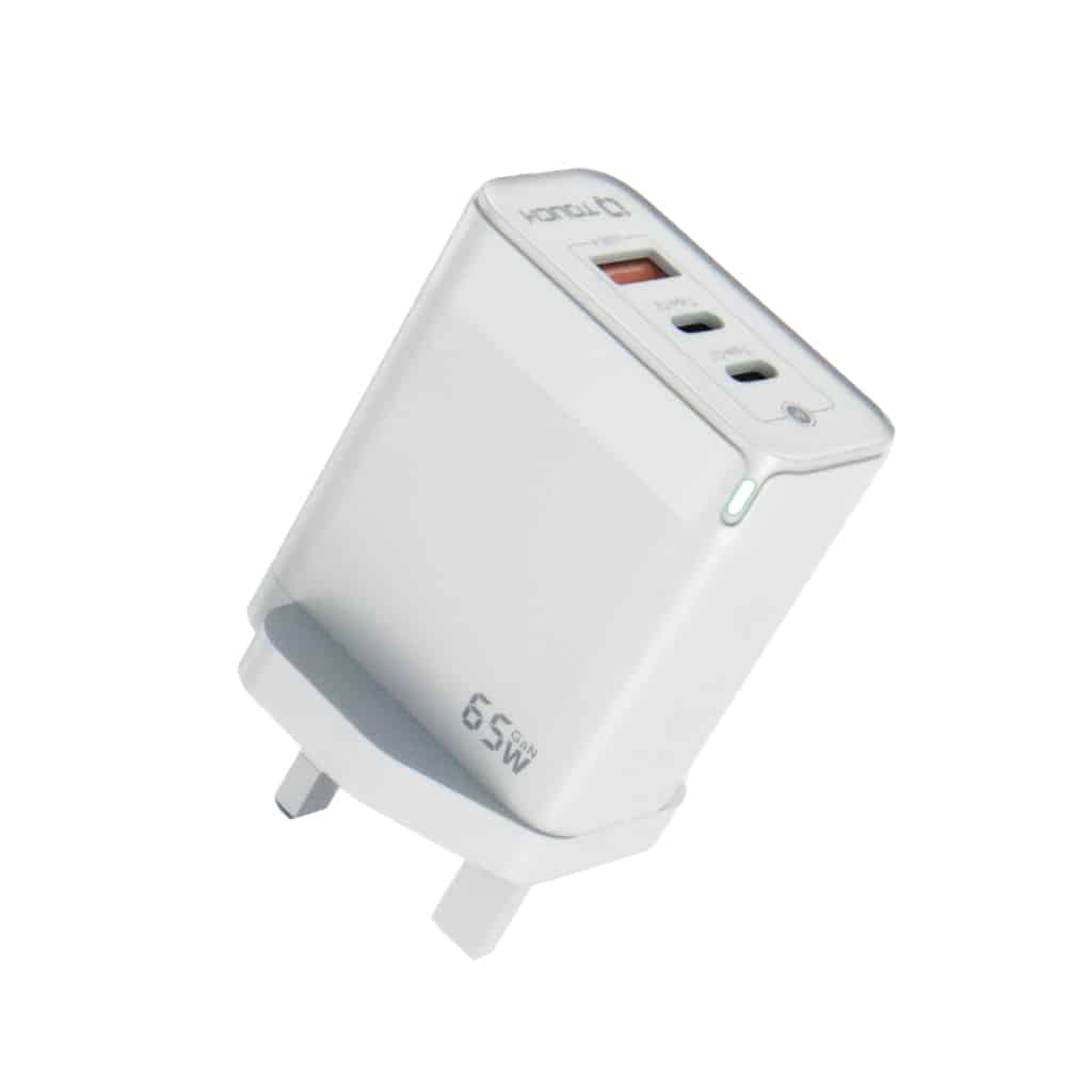 Order IQ Touch 65W Compact 3-Output Gan Charger with (2 Type-C PD 65W ...