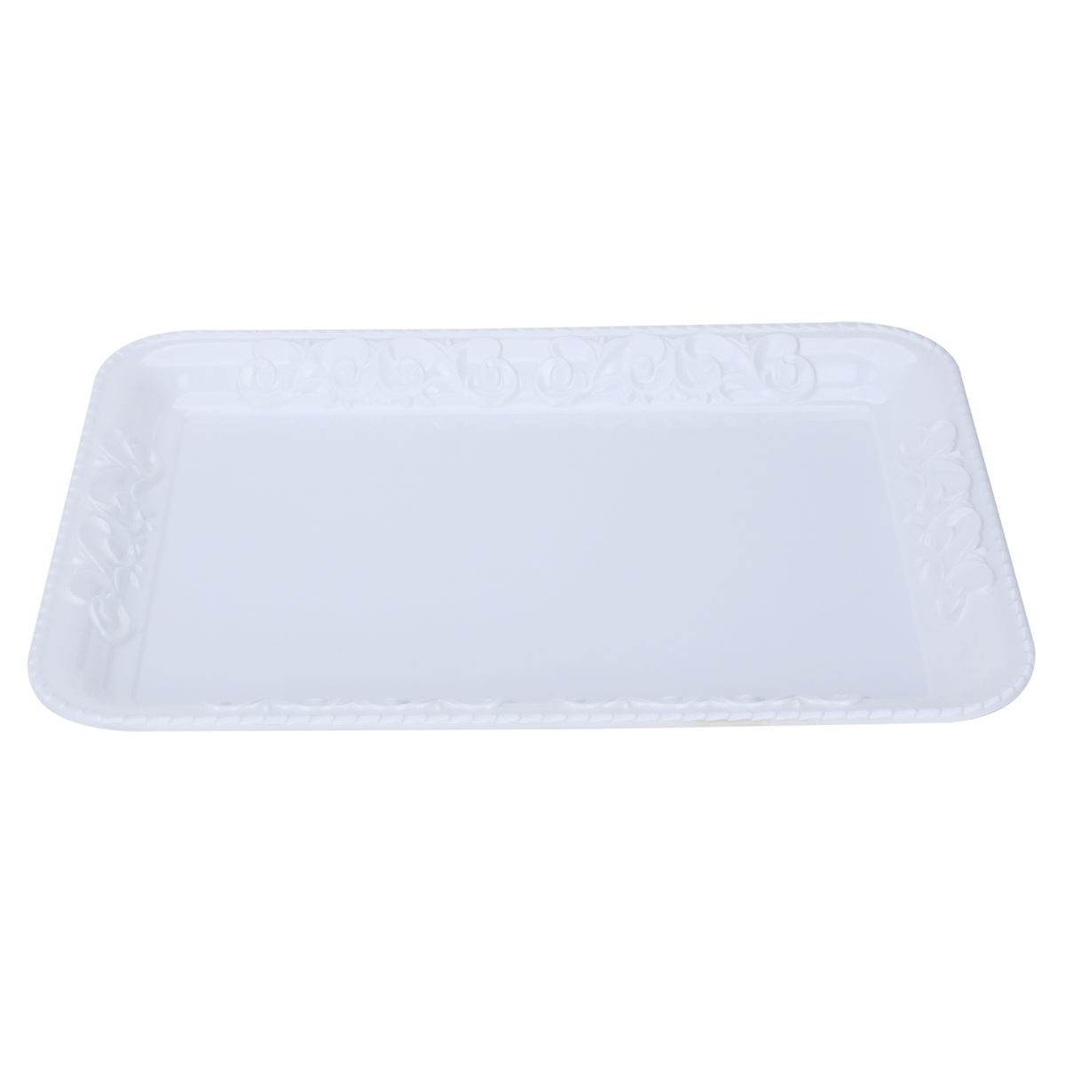 Al Saif Gallery White Melamine Rectangular Serving Dish | Jomla.ae