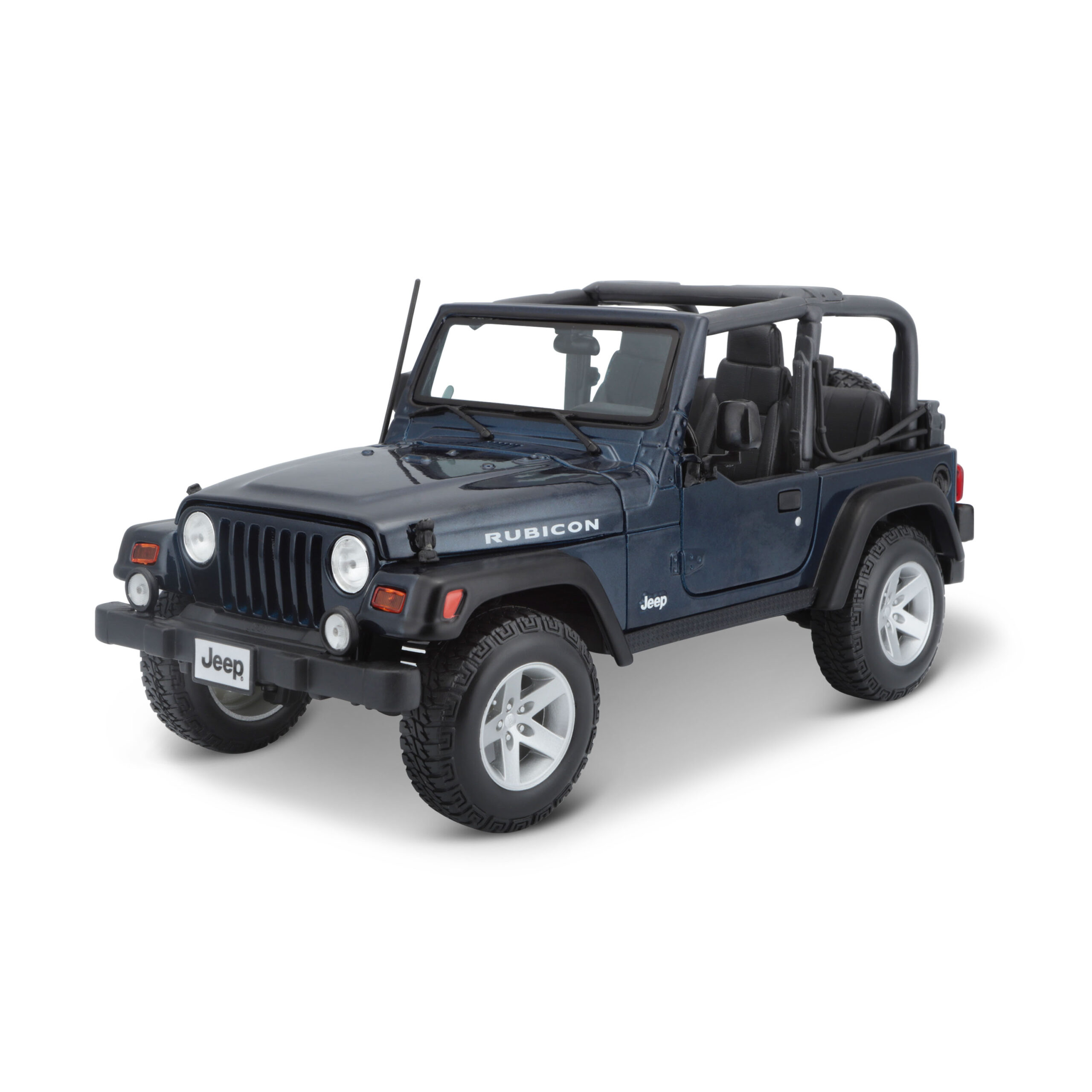 1:18 Se (A)-Jeep Wrangler Rubicon Met Blue Officially Licensed Scaled ...