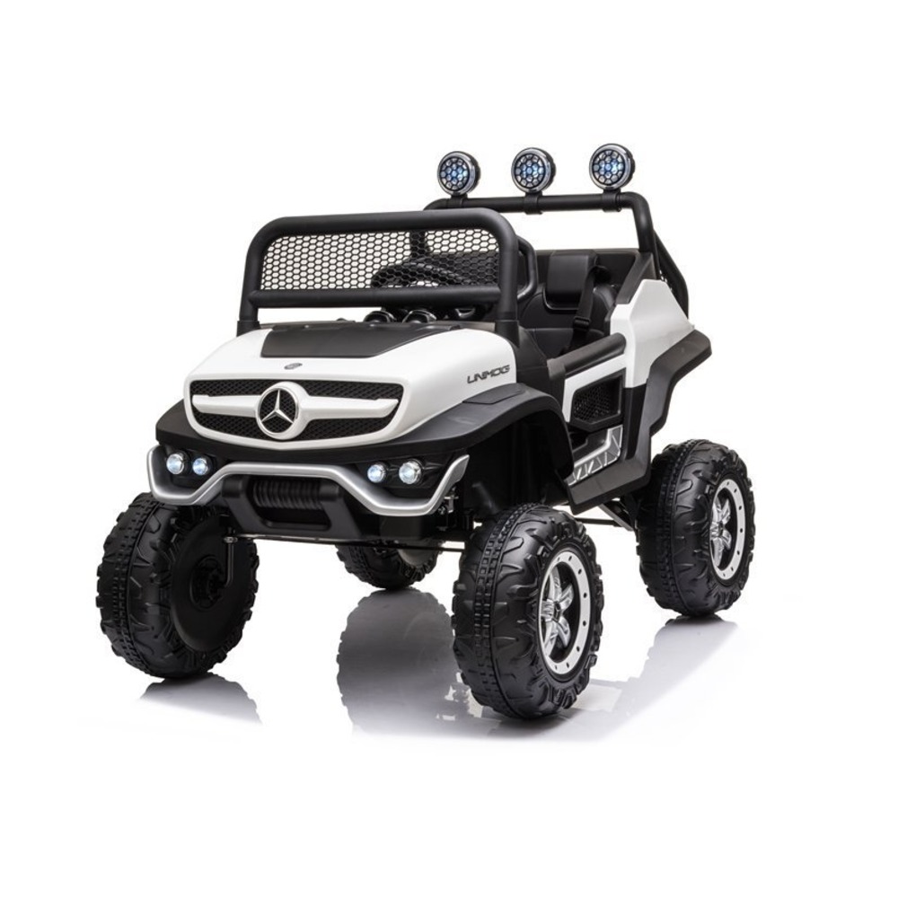 Order Myts 12Volts UTV Mercedes-Benz Unimog Lights Ride-On Car - White ...
