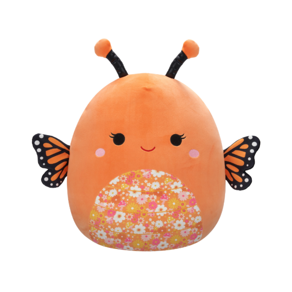 Order 16 inch Large Plush Mony Orange Monarch Butterfly with Floral ...