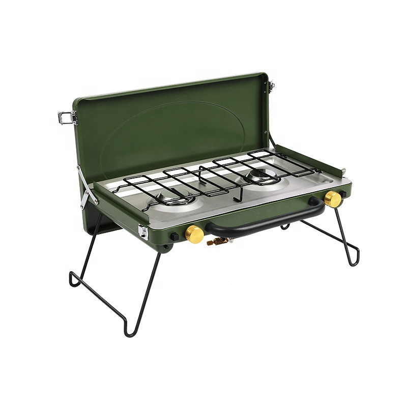 Order Portable Folding Gas Stove 2 Burner 2900W Now! | Jomla.ae