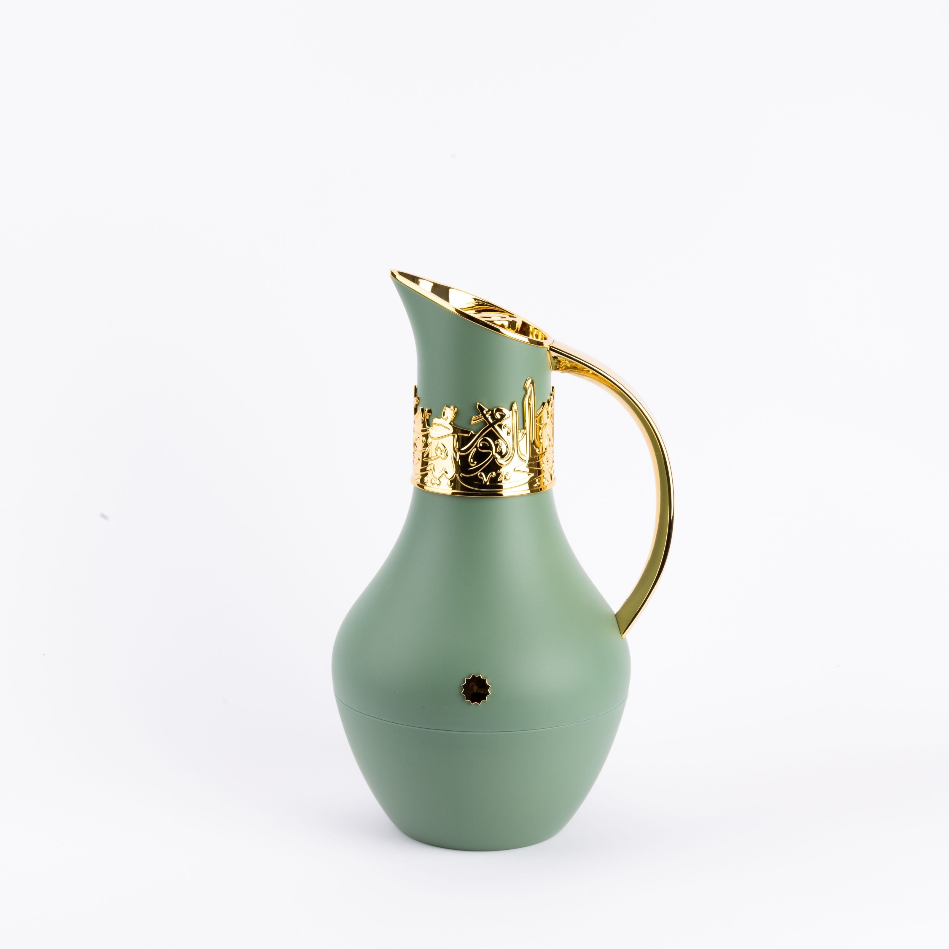 Order Otantik Atheer Vacuum Flask For Tea And Coffee 1L - Olive + Gold ...
